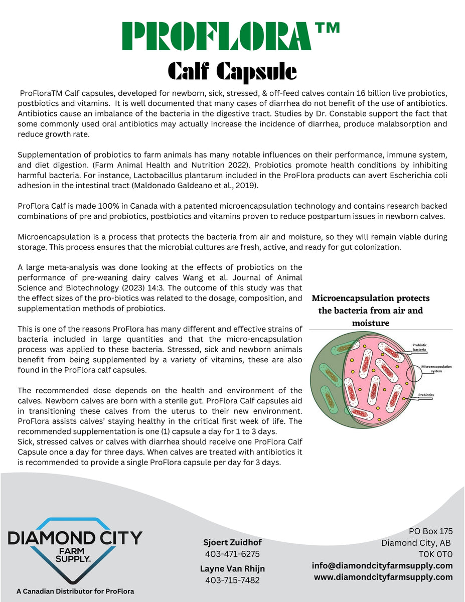 ProFlora CALF Capsule – Diamond City Farm Supply